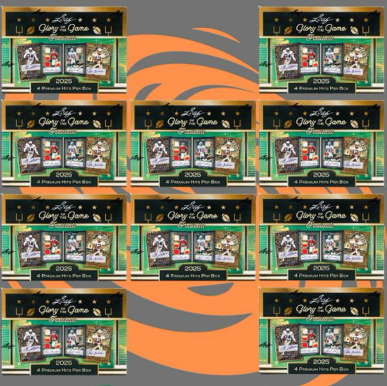 NFL Pick Your Team Break (10) 2025 Leaf Glory Of The Game Football Use ...