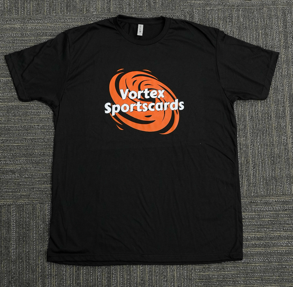 Vortex Logo T-Shirt - Black – Vortex Sports Cards